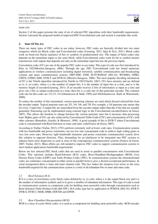 Bandwidth aware fec algorithms for wireless communication systems | PDF | Computer Networking ...
