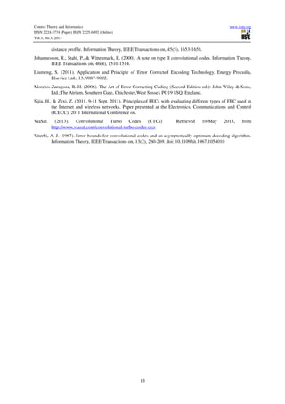 Bandwidth aware fec algorithms for wireless communication systems | PDF