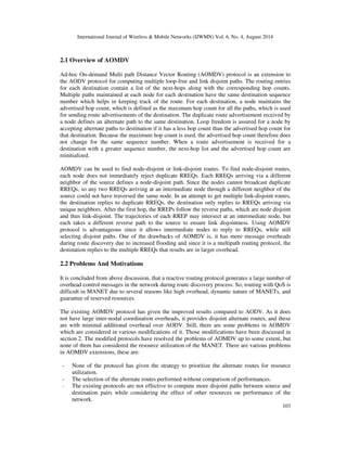 Bandwidth aware on demand multipath routing in manets | PDF