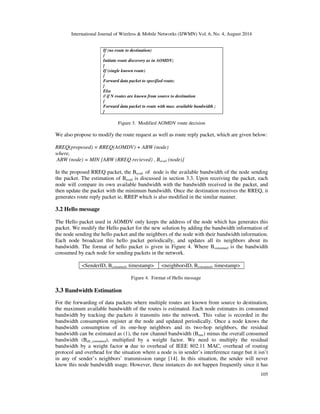 Bandwidth aware on demand multipath routing in manets | PDF