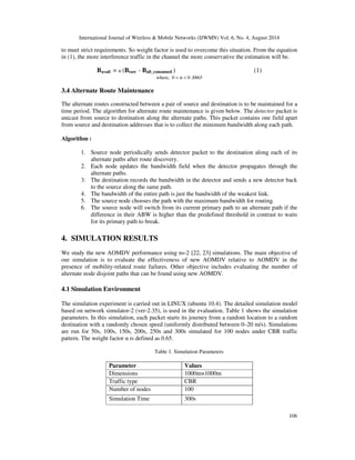 Bandwidth aware on demand multipath routing in manets | PDF
