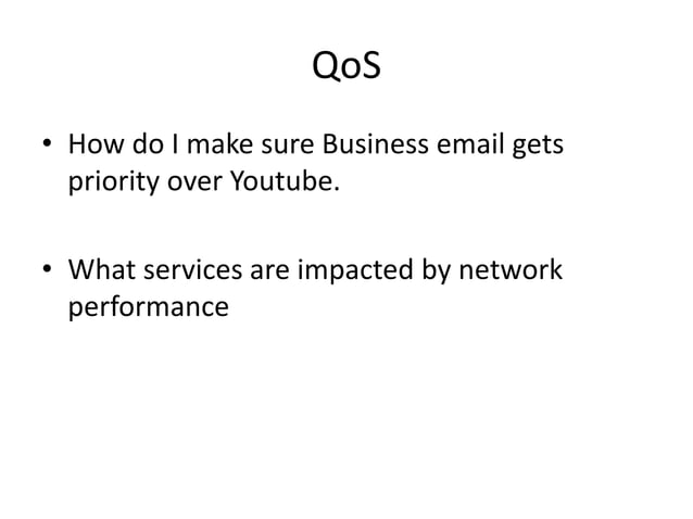 Bandwidth management and qos | PPTX