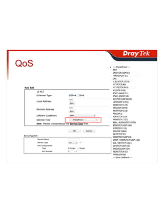 Additional Material DrayTek Training - Bandwidth Management | PDF