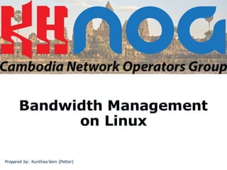 Bandwidth Management on Linux | PPT
