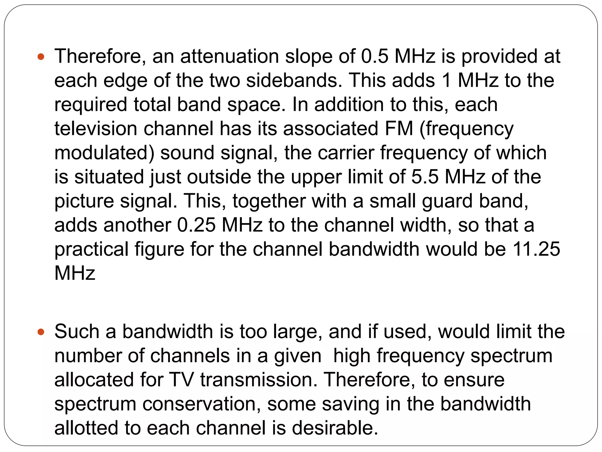 Bandwidth of picture signal | PPTX
