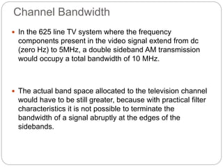 Bandwidth of picture signal | PPT