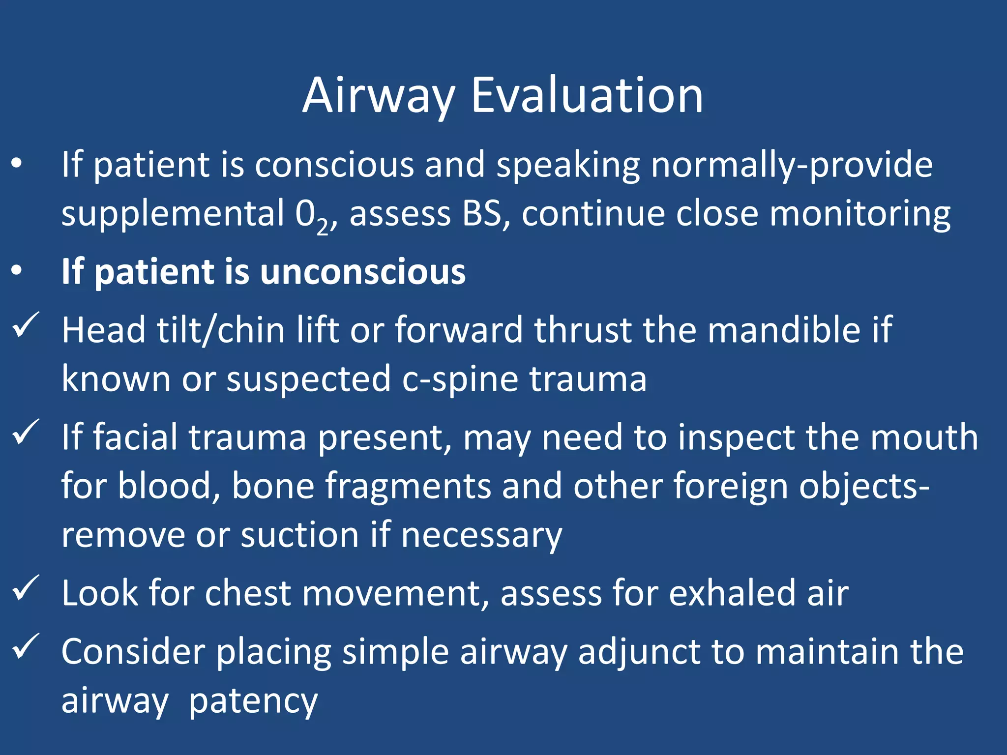 Basic airway management | PPTX