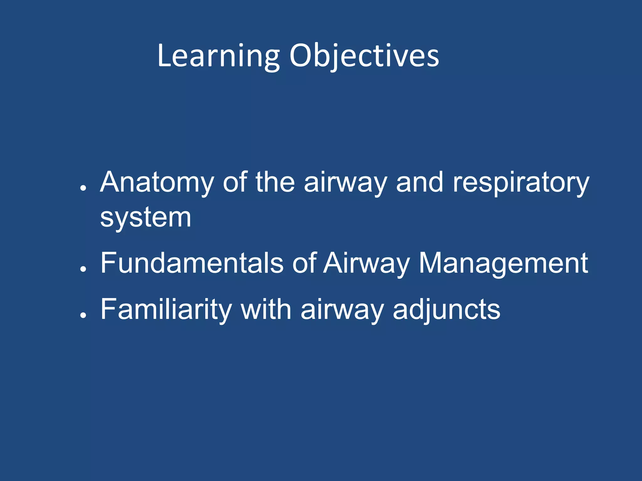 Basic airway management | PPTX