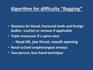 Basic airway management | PPTX