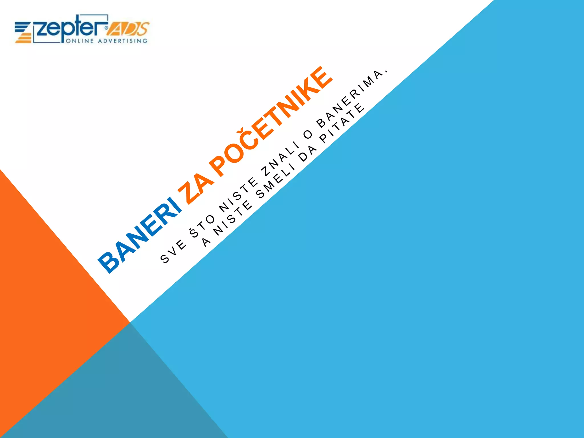 Baneri za početnike | PPTX