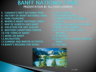 Banff | PPTX