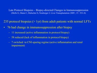 Banff 2011 liver transplant pathology summary session | PPTX