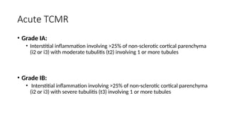 Banff classification and Banff scoring categories for kidney allograft.pptx