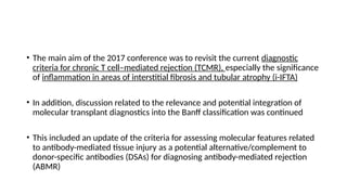 Banff classification and Banff scoring categories for kidney allograft.pptx