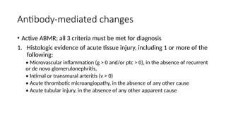 Banff classification and Banff scoring categories for kidney allograft.pptx