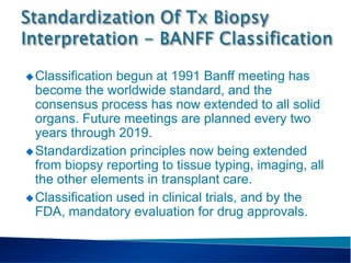 Banff foundation and future of transplantation | PPT