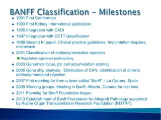 Banff foundation and future of transplantation | PPT