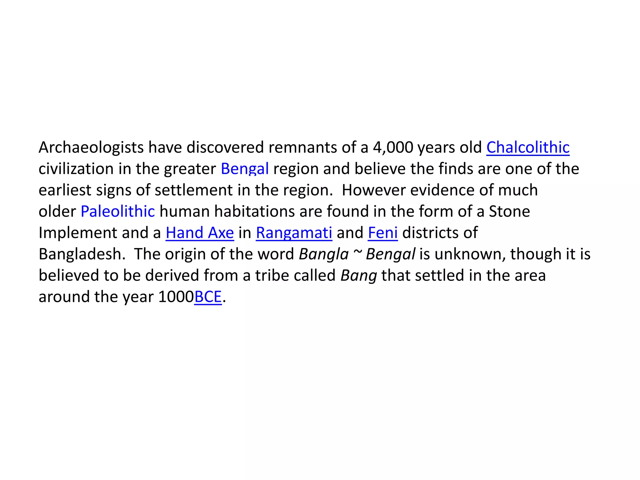 Bangali origin | PPTX