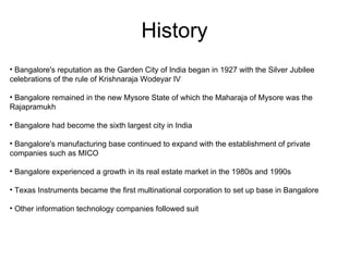Bangalore | PPT