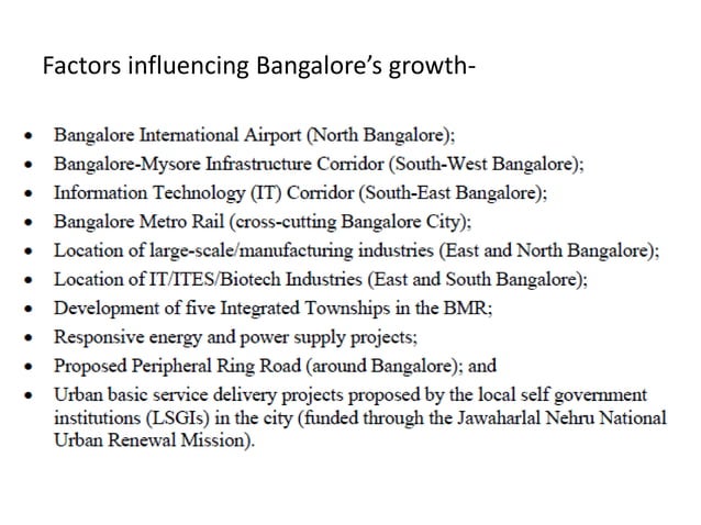 Bangalore | PPTX | Geography | Science