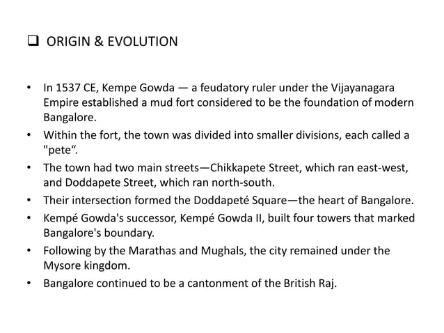 Bangalore | PPTX | Geography | Science