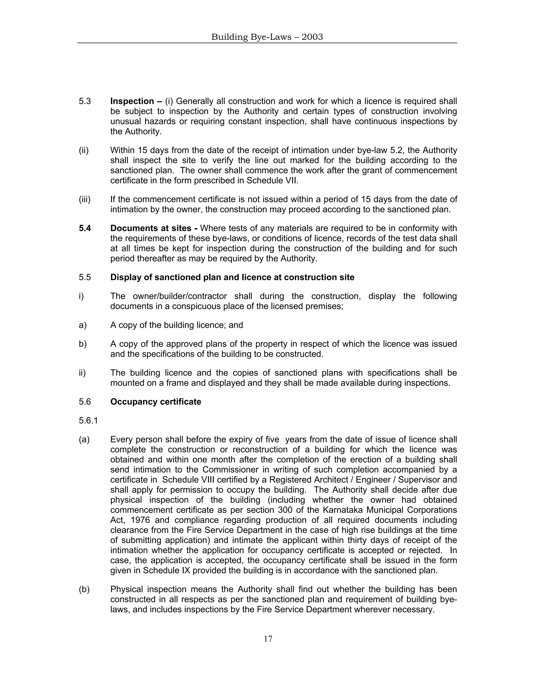 Bangalore building-byelaws- 2003 | PDF