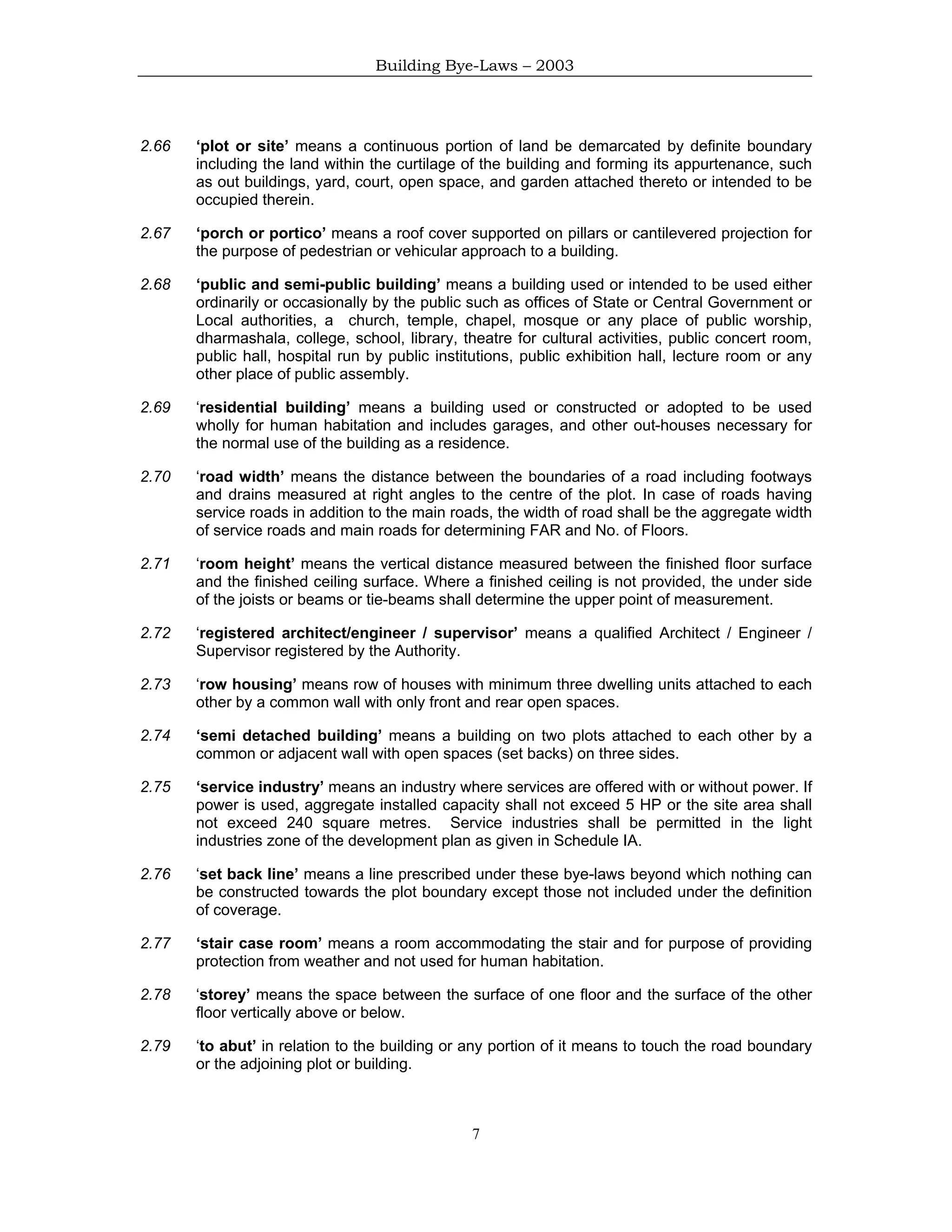 Bangalore building-byelaws- 2003 | PDF