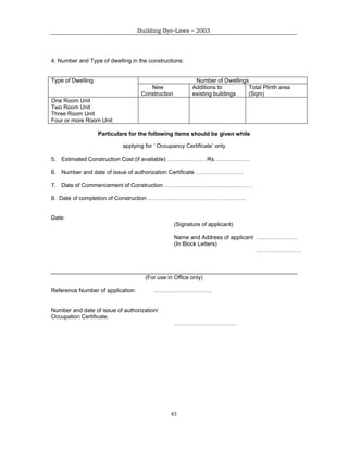 Bangalore building-byelaws- 2003 | PDF