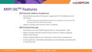 MIPI DevCon Bangalore 2017: A Developer's Guide to MIPI I3C ...