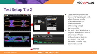 MIPI DevCon Bangalore 2017: Next generation MIPI Physical Layer Design ...