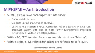 MIPI DevCon Bangalore 2017: SPMI 1.0 Multi-Master Verification | PDF