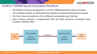 MIPI DevCon Bangalore 2017: Emulation of DUT Using MIPI RMMI (M-PHY ...