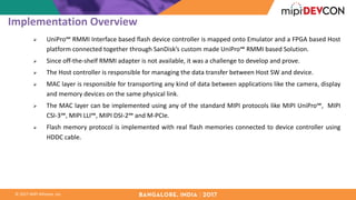 MIPI DevCon Bangalore 2017: Emulation of DUT Using MIPI RMMI (M-PHY ...