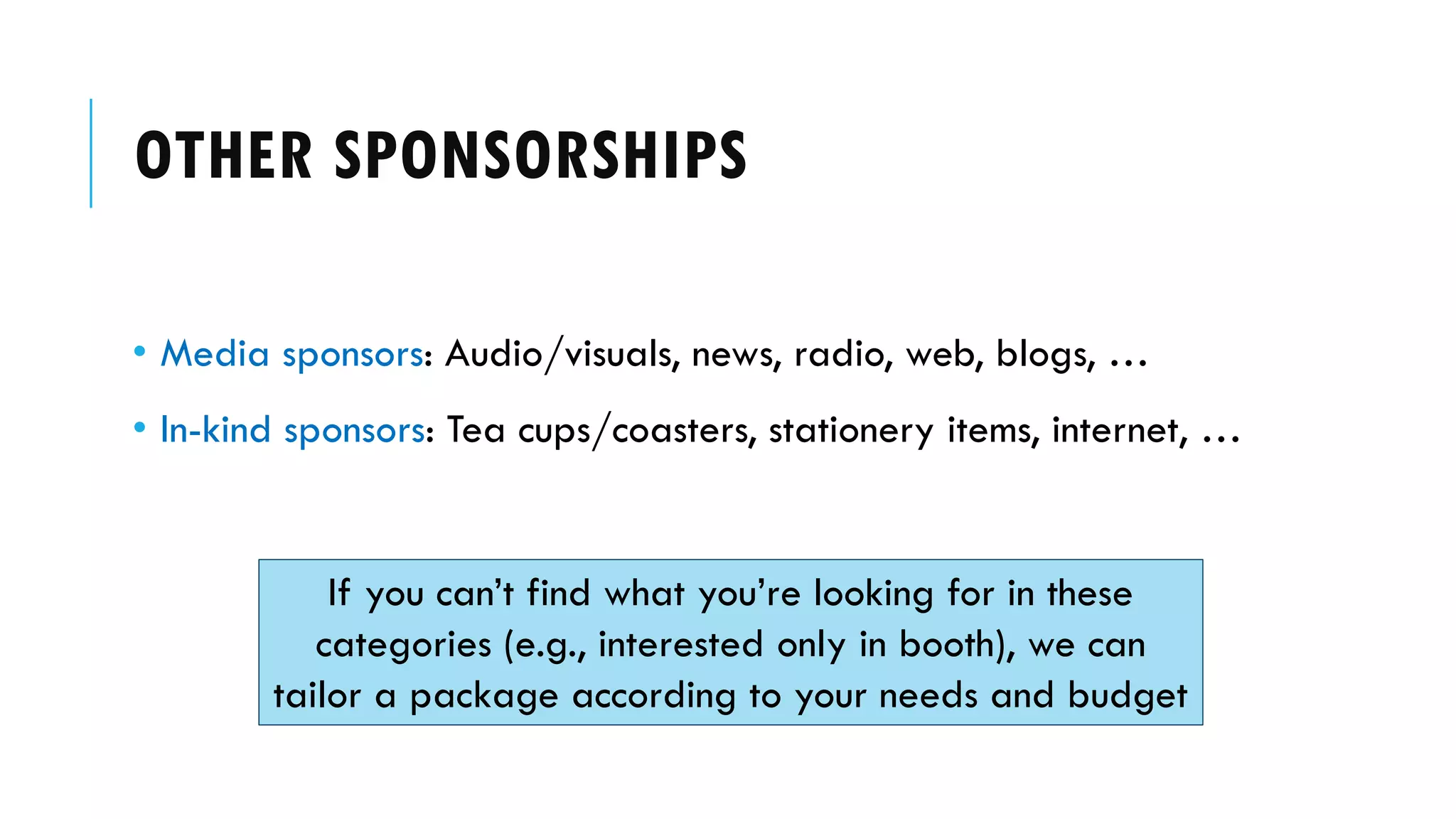 Bangalore Container Conference - Sponsor Deck | PDF