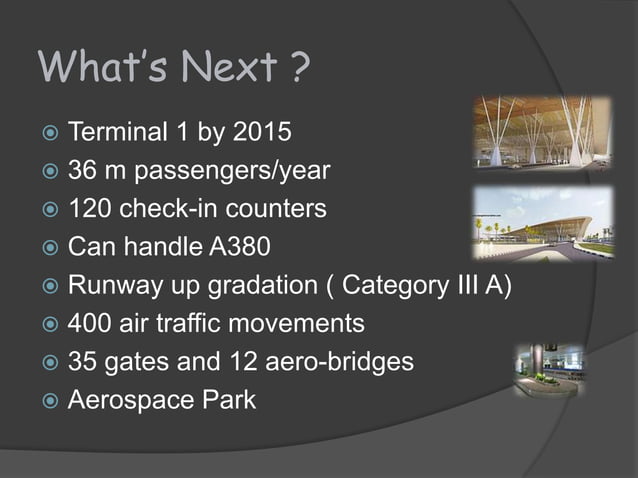 Bangalore international airport limited (bial) | PPTX | Air Travel ...