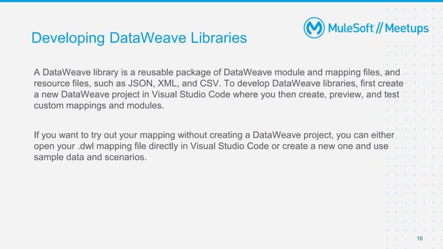 DataWeave Extension Library | PPT
