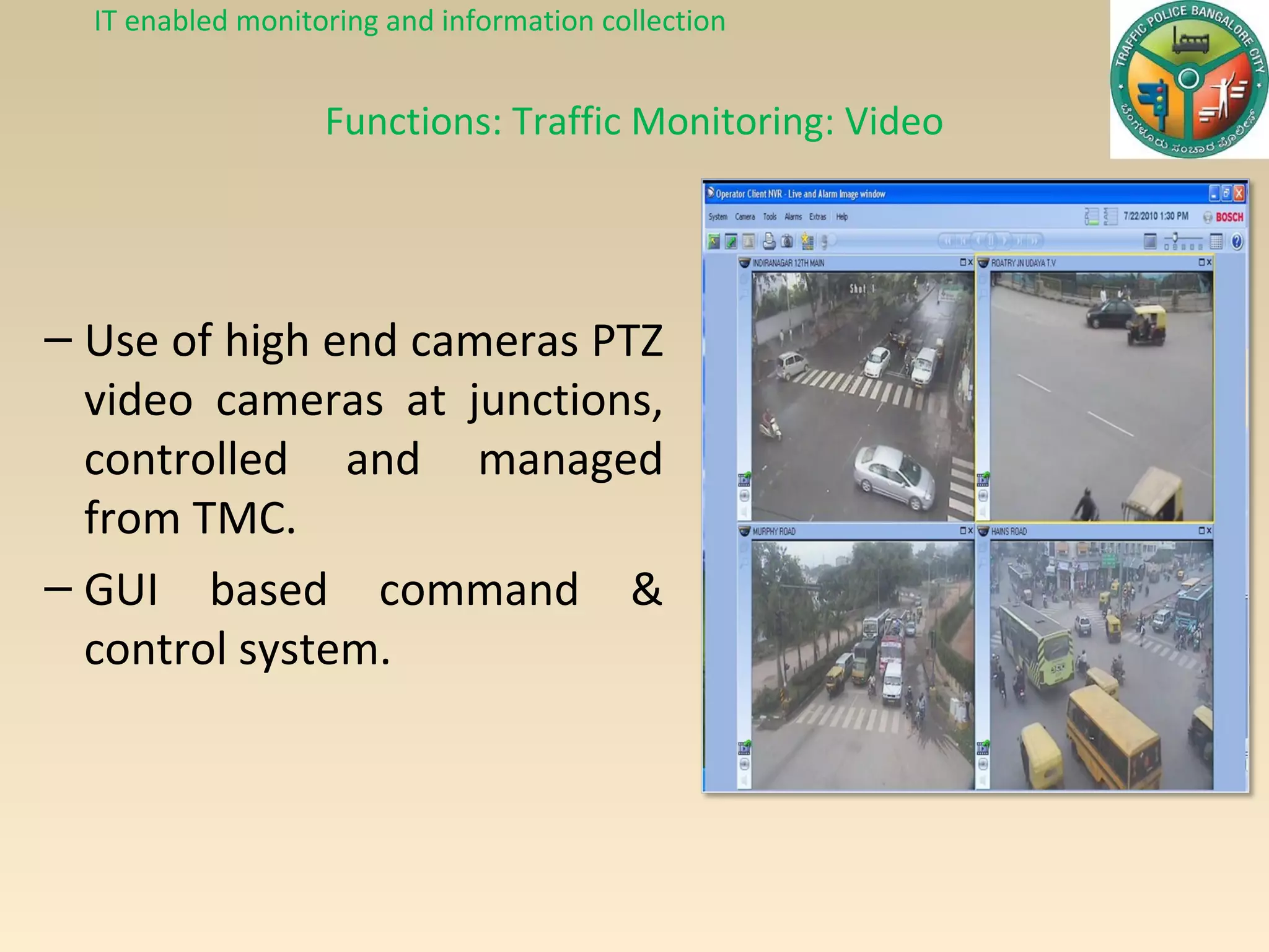 Bangalore Traffic Police B-Trac | PPT