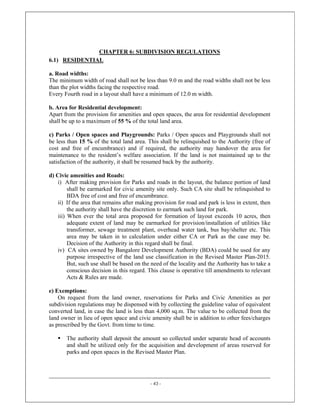 Bangalore zoning regulations | PDF