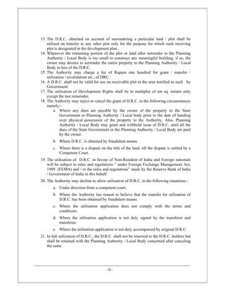 Bangalore zoning regulations | PDF