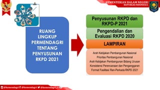 Arah Kebijakan Penyusunan RKPD 2021 | PPT