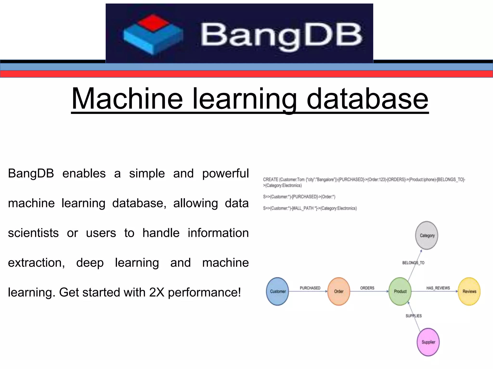machine learning database | PPT