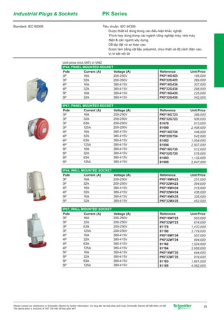 Bang gia cong_tac_o_cam_cong_nghiep_schneider_04_2013 | PDF