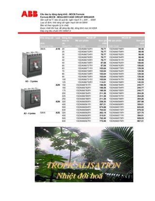 Bang gia mccb_acb_abb-2011 | PDF