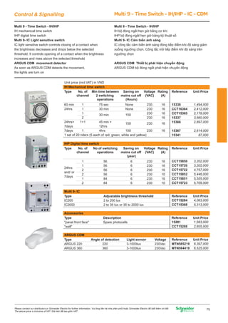 Bang gia surge arrester_pulse_relay_timer_switch_schneider_2012 | PDF