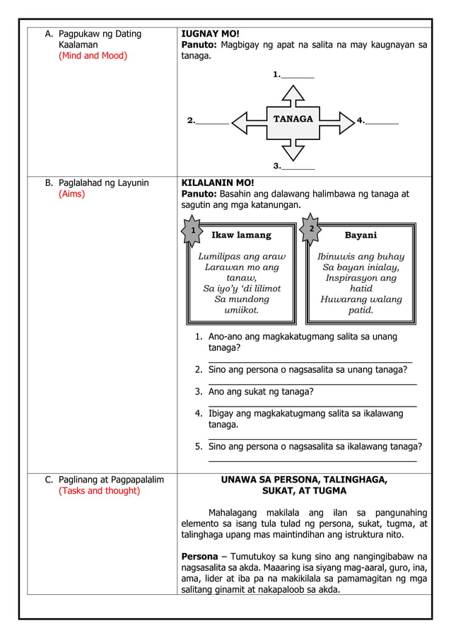 Banghay-aralin-sa-Filipino-7_MATATAG-Curriculum | PDF
