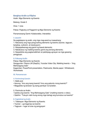 Banghay_Aralin_Elem_Elements_of_Kwento.docx