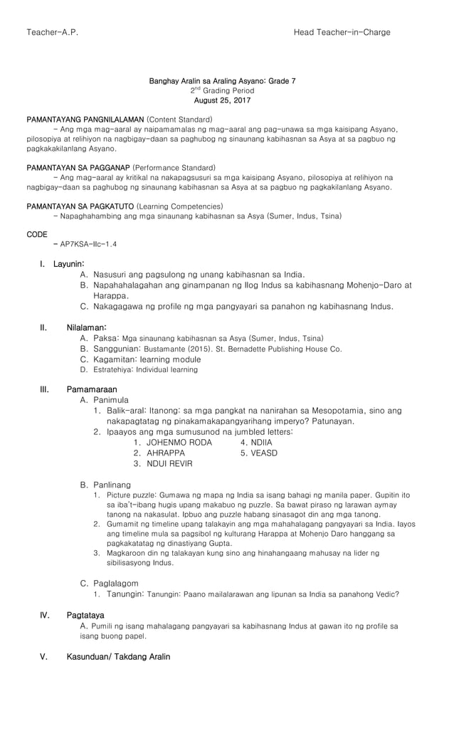 Banghay Aralin grade 7.docx