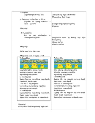 Banghay Aralin - Antas ng Pang-uri | DOCX
