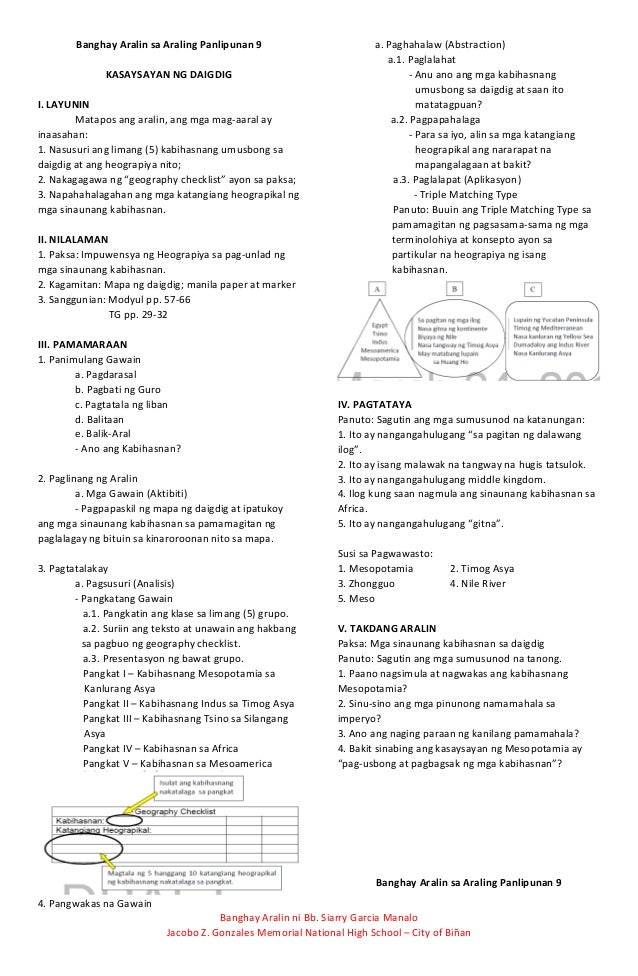 Detailed Lesson Plan Araling Panlipunan Banghay Aralin Sa Araling Vrogue Detailed Lesson Plan Araling Panlipunan Banghay Aralin Sa Araling Vrogue