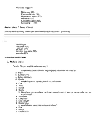 Banghay aralin sa araling panlipunan 9 | PDF